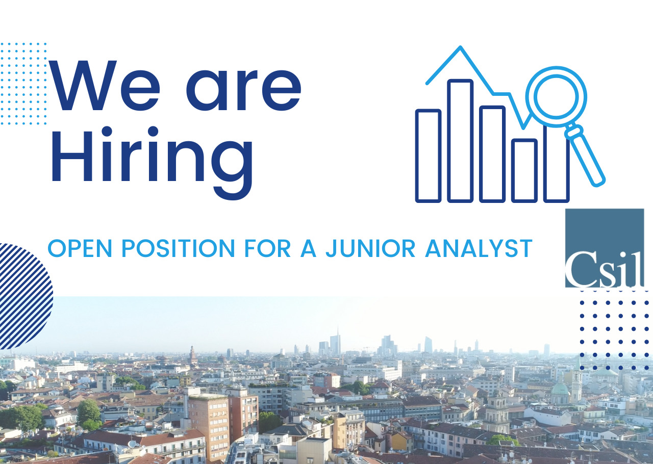 OPEN POSITION FOR A JUNIOR ANALYST - CSIL