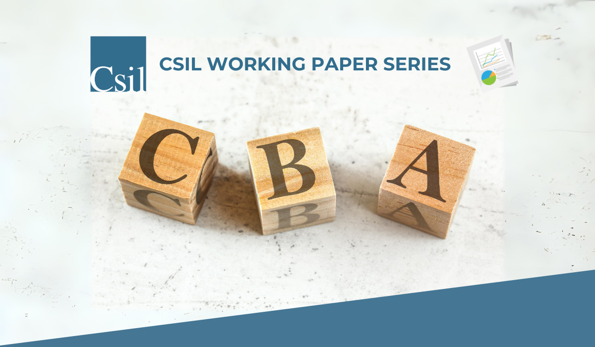 CBA in decision-making processes of EU-27 - CSIL